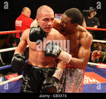 Boxing - Vacant British and Commonwealth Middleweight Title Fight Stock ...