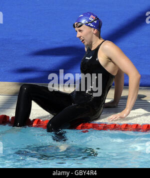 Great Britain Lowri Tynan swimming in the 50 m breaststroke women at ...