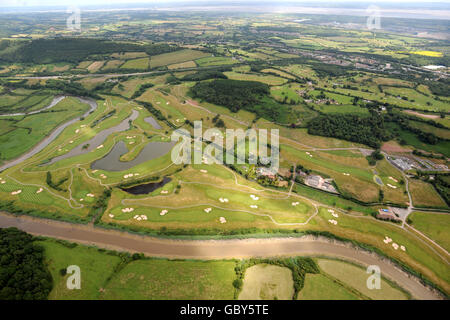 Golf - The Celtic Manor Resort - Aerial Views. Aerial view of the ...