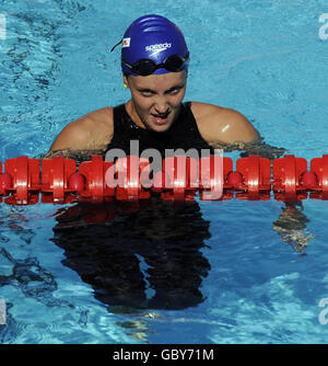 Great Britain's Fran Halsall after finishing 6th in the Women's 100m ...