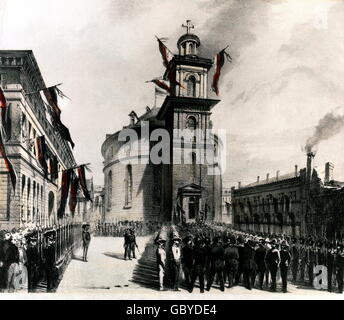 GERMAN NATIONAL ASSEMBLY in Frankfurt, 1848 Stock Photo - Alamy