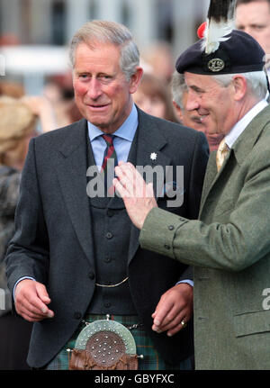 The Duke of Rothesay, also known as the Prince of Wales, meets Andrew ...