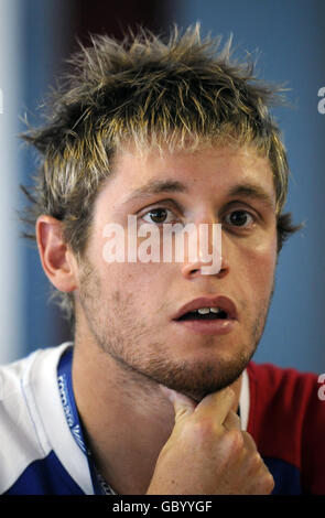 Great Britain's David Davies, during the Men's 400m Freestyle heat ...