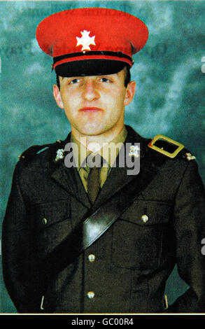 Trooper Christopher Whiteside funeral Stock Photo - Alamy