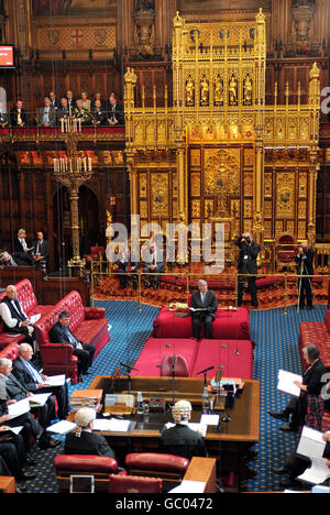 The House of Lords as they sit for the last Law Lords ruling in their ...