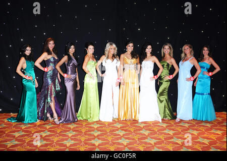 The finalists for Miss England 2009 from left to right: Katy Worth ...