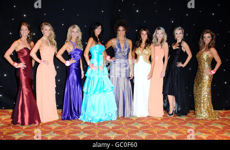 Glamour models, from left to right; Gemma Jones, Maddy Ford, Jakki Degg ...