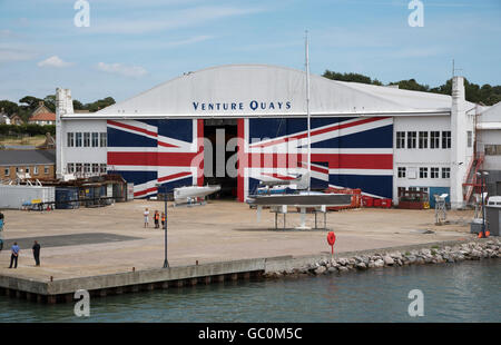 East Cowes Isle of Wight GKN Westland Aerospace industrial premises ...