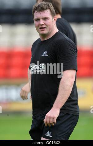 Rugby - Glasgow Warriors Training Session - Firhill. Sean Lineen ...