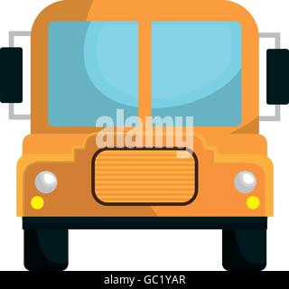 Bus vehicle, transport service theme design Stock Vector Image & Art ...