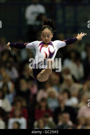 Gymnastics - World Cup Final. China's Li Ya performs on the Beam Stock ...
