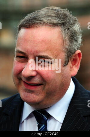 Former BNP member Matthew Single outside Nottingham Magistrates Court ...