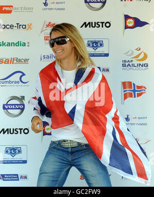 Great Britain's Bryony Shaw celebrates winning her Bronze Medal after ...