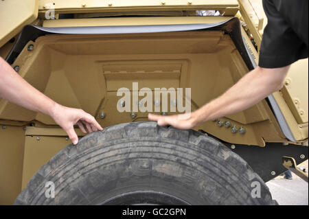 Sergeant Adrian Foster, 42 Commando and Chief Engineer Sean Limbrick at ...