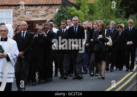 Jamie Kyne funeral Stock Photo - Alamy