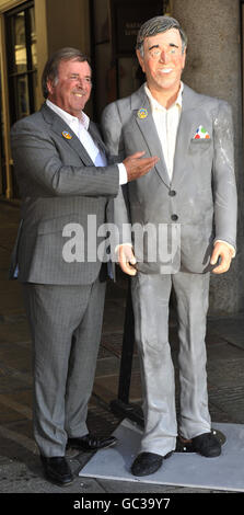 Life-size cake replica of Sir Terry Wogan Stock Photo - Alamy