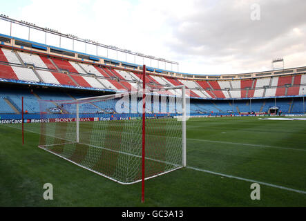 General view of Estadio Vicente Calderon, home of Atletico Madrid FC ...