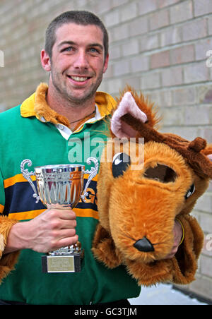 Heath Crawford, from Huntingdon Rugby Union Club, dressed as a Stag ...