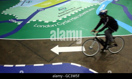 Cycling on the new cycle routes, Argyll Stock Photo - Alamy