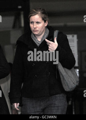 Lisa Bundy leaves Birmingham Crown Court this afternoon after hearing ...