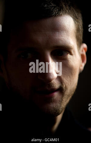 Great Britain's Carl Froch during the Weigh in, in the Market Square ...