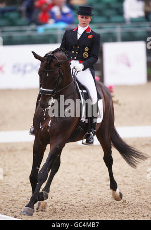 Emma Hindle from Great Britain riding Lancet competes in the FEI ...