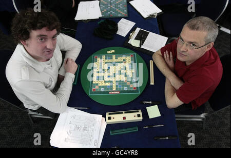 Craig Beevers (left) and David Webb (not shown) compete in the 38th ...