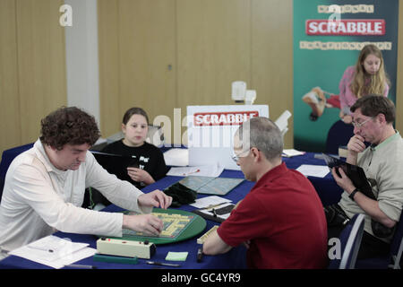 Craig Beevers (left) and David Webb (not shown) compete in the 38th ...