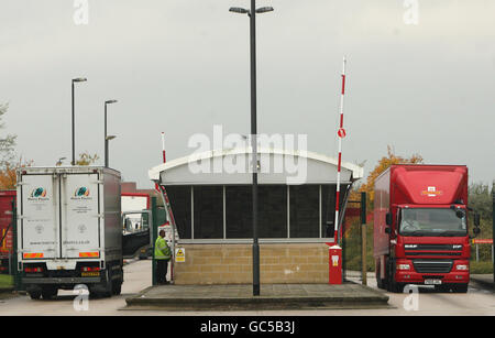 Warrington Royal Mail centre Stock Photo - Alamy
