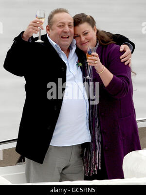 Euro Lottery winners Les Scadding and his wife Samantha get used to the ...