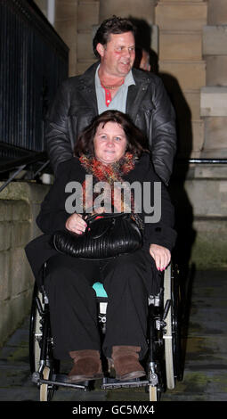 Caroline Johnson. Caroline Johnson, and her partner Mark Collins, leave ...