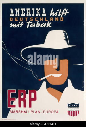 postwar period, reconstruction, European Recovery Program (ERP Stock ...