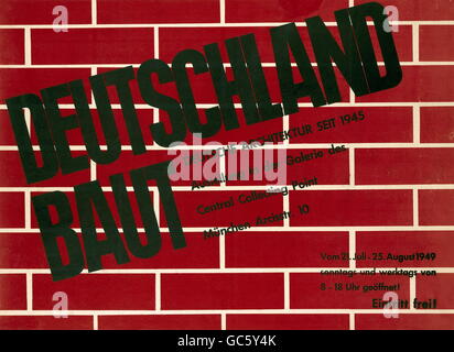 post war period, Germany, reconstruction, European Recovery Programm ...