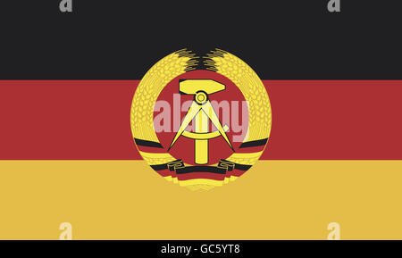 heraldry, flags, Germany, German Democratic Republic (GDR), national ...