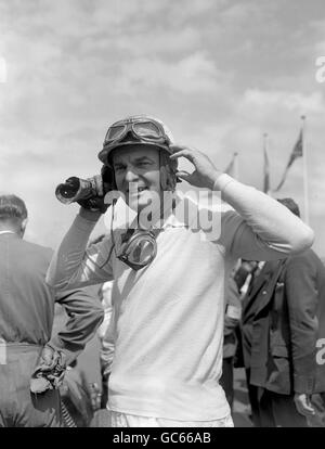 American racing driver Harry Schell, moments before he died during ...