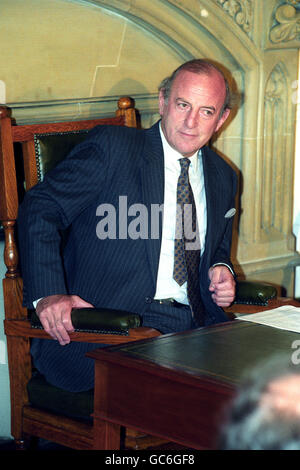 Lord Chief Justice, Lord Taylor of Gosforth (right) arriving in his ...