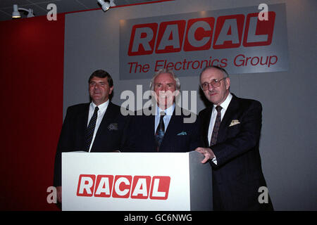 Sir Ernest Harrison Chairman of Racal Electronics PlcDBase Stock Photo ...