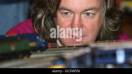 James May plays with a train set at James May's Toy Stories Christmas ...
