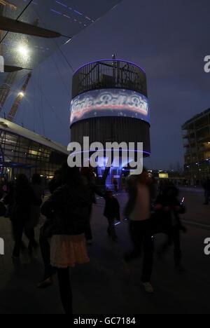 General view of the O2 Arena in London, after parts of its roof were ...