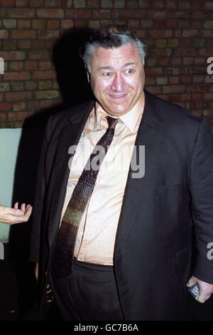 BARNET FOOTBALL CLUB CHAIRMAN STAN FLASHMAN GRAPPLES WITH SUN ...