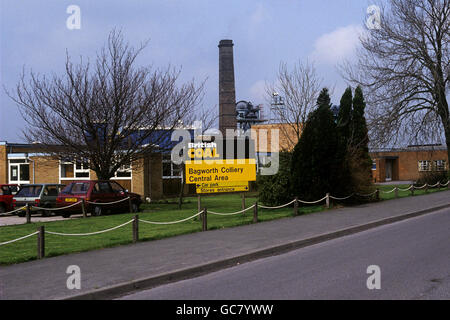 Industry - Coal Mining - Bagworth Colliery - Leicestershire Stock Photo ...