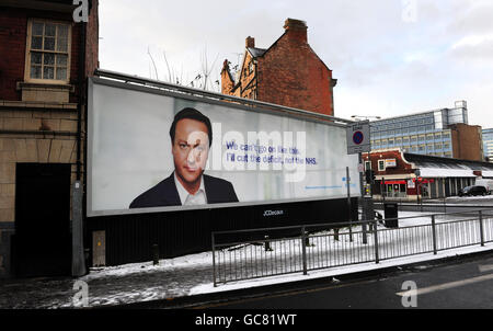 General view of the new Conservative Billboard advertisement featuring ...
