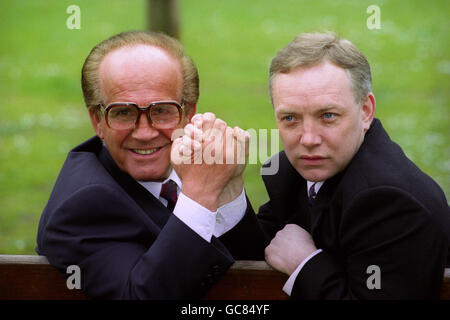 Boxing - Frank Bruno and Mickey Duff - London Stock Photo - Alamy
