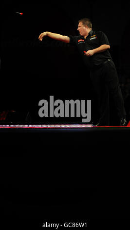 Colin Lloyd in action during the Ladbrokes.com World Darts Championship ...