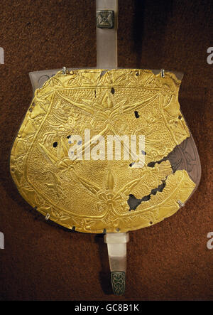 fine arts, middle ages, Eurasian Avars, handcraft, stirrup, iron ...