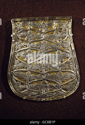 fine arts, middle ages, Eurasian Avars, handcraft, stirrup, iron ...