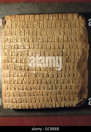 Ebla clay tablet Stock Photo - Alamy
