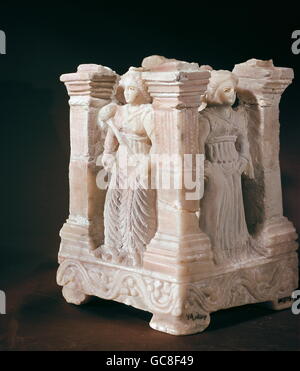 fine arts, ancient world, Parthia, vessels, Rython with gazelle hear ...