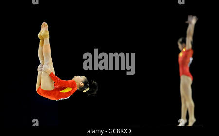 China's Linlin Deng during the Women's Individual All Round Final of ...