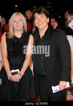Michael McIntyre and wife Kitty arriving for the 2011 Brit Awards at ...